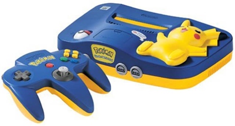 Nintendo 64 Console Pikachu Blue W Expansion Pak Unboxed CeX IE Buy Sell Donate